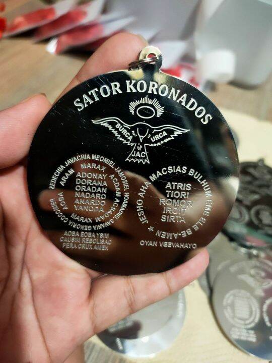 Sator Koronados Stainless Steel Engraved Medallion | Lazada PH