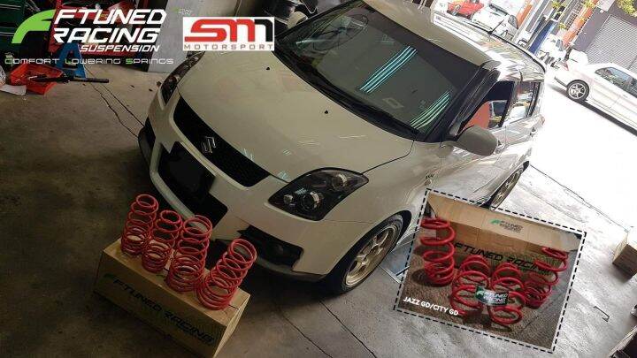 Suzuki Swift ZC21 ZC31 FTuned Racing CLS Sport Lowered Spring F-Tuned ...