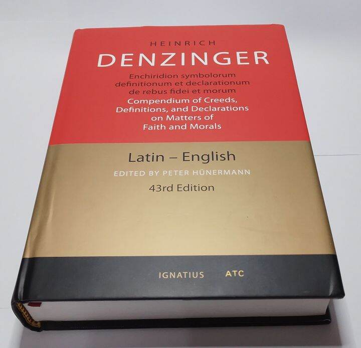 DENZINGER (Compendium of Creeds, Definitions, and Declarations on ...