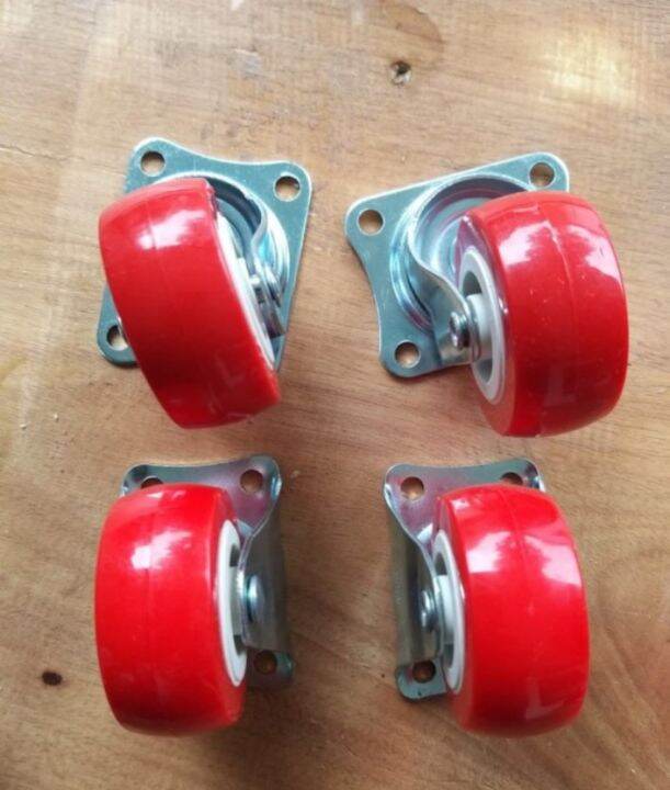 roda trolly lemari 2 inch pvc roda caster | Lazada Indonesia