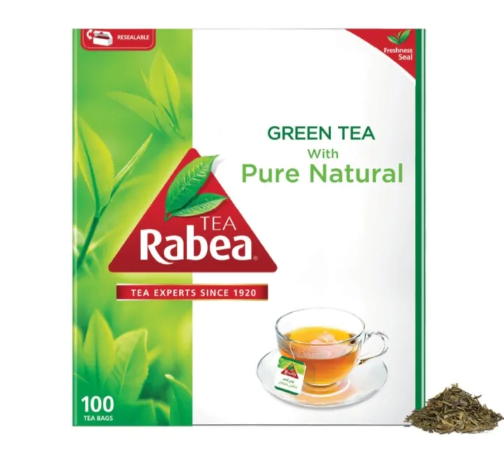 RABEA TEA (Green Tea w/ Pure Natural 100 tea bags) | Lazada PH
