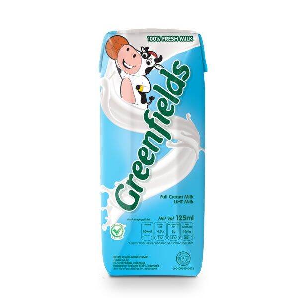 Greenfield Susu Cair UHT Milk Full Cream 125ml | Lazada Indonesia