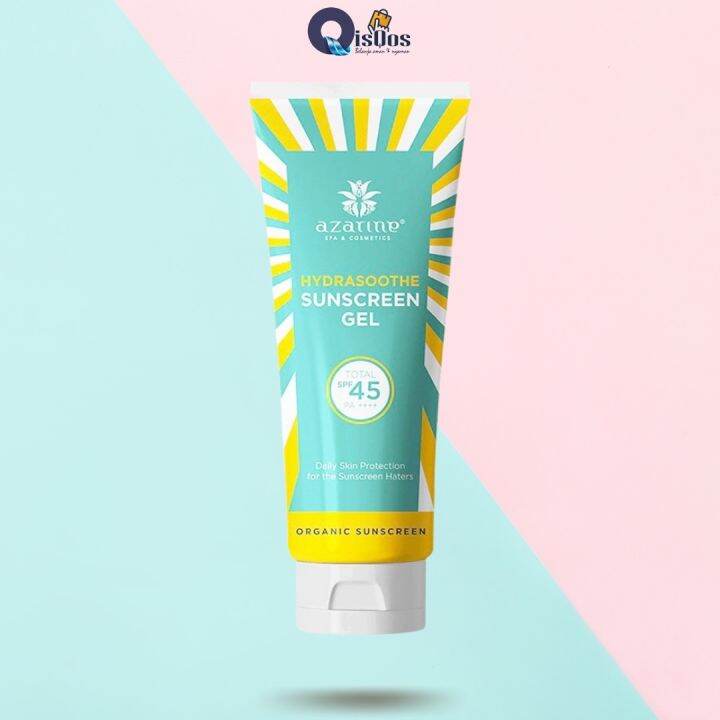 AZARINE HYDRASOOTHE SUNSCREEN GEL SPF 45 PA++++ dengan Blue Lights ...