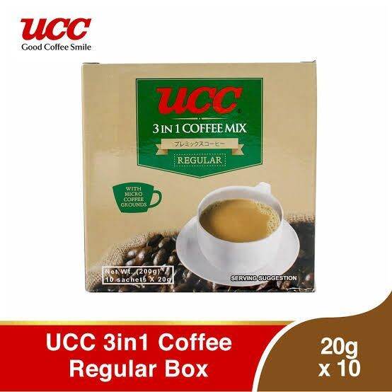 UCC 3 in 1 Coffee Mix Regular 20g x 10 sachets | Lazada PH