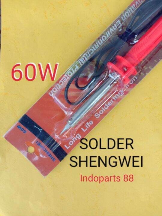 SOLDER LISTRIK 60W /60 WATT SOLDER 60W SOLDER SHENGWEI 60W ALAT SOLDER ...