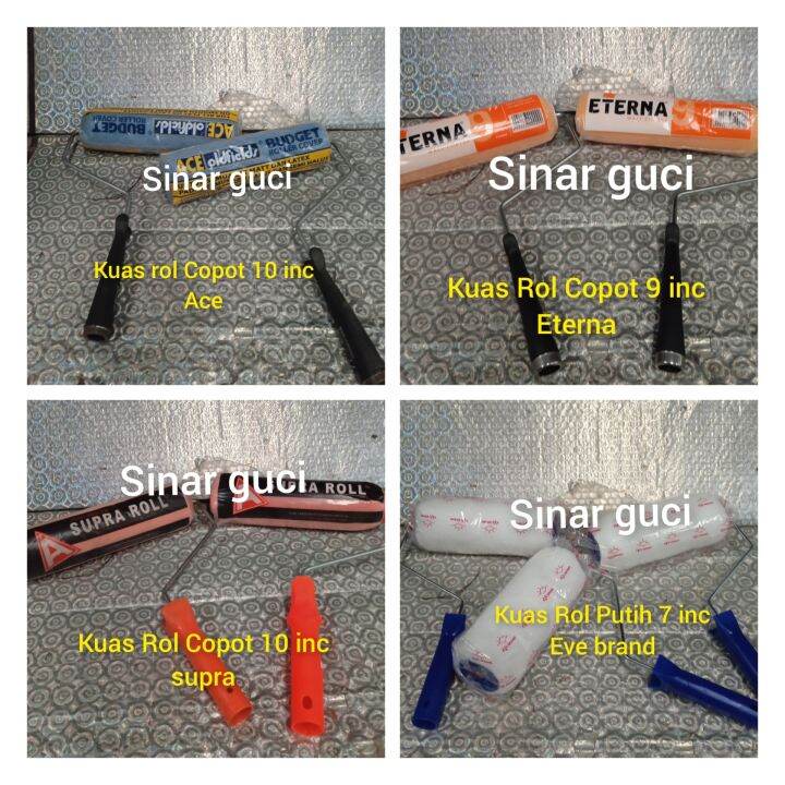 Kuas Rol Copot Dan Biasa Berbagai Ukuran Dan Merk | Lazada Indonesia