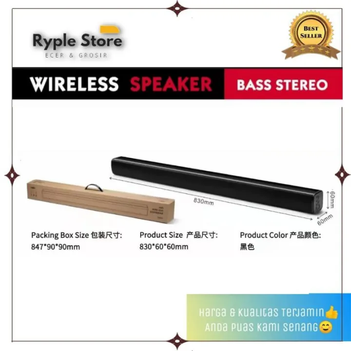 Speaker Wireless Soonbox S1001 / Spiker Full Bass Bluetooth Keren ...