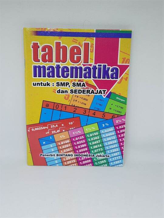 Buku Tabel Matematika Untuk SMP / SMA / Sederajat | Lazada Indonesia