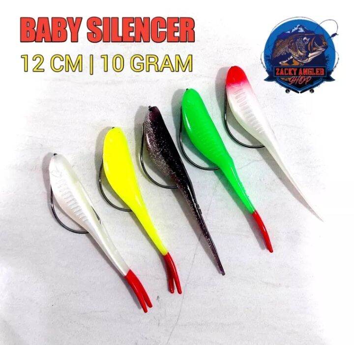 Soft Lure BABY Silencer 12 Cm 10 Gram Umpan Casting Gabus | Lazada ...
