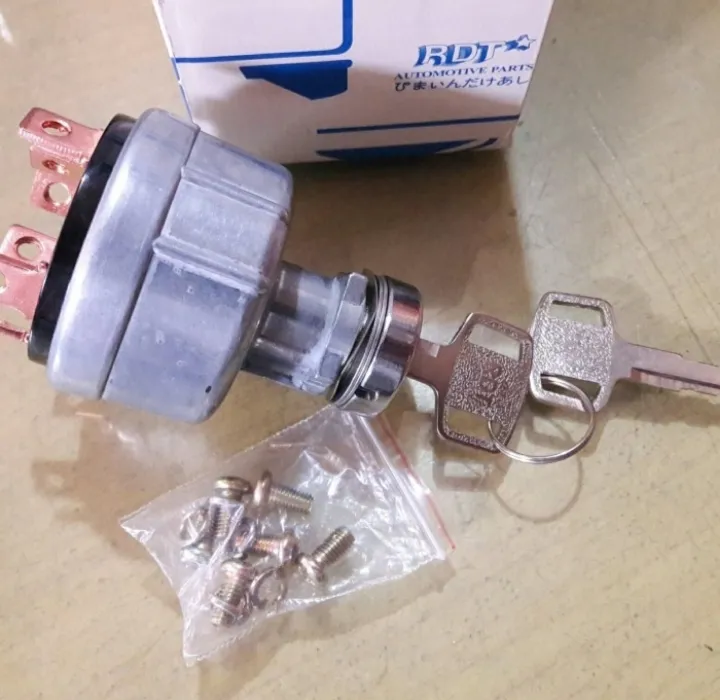 kunci kontak starter universal truck mobil genset forklip kaki 6 12v ...