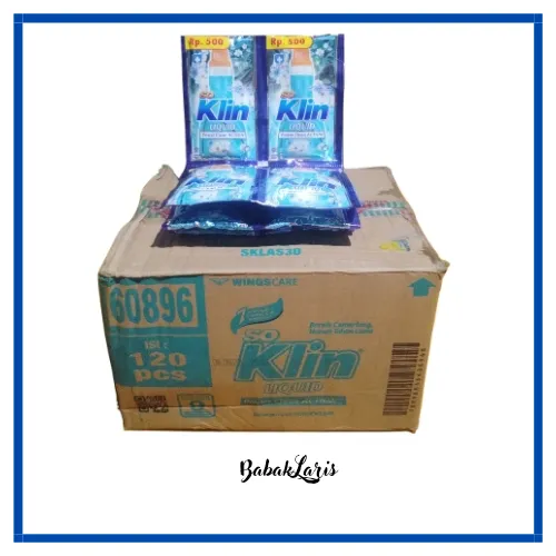Soklin Liquid / Soklin Cair 500 All Varian 1 Dus (isi 22ml × 120 Sachet) Deterjen Cair | Lazada ...