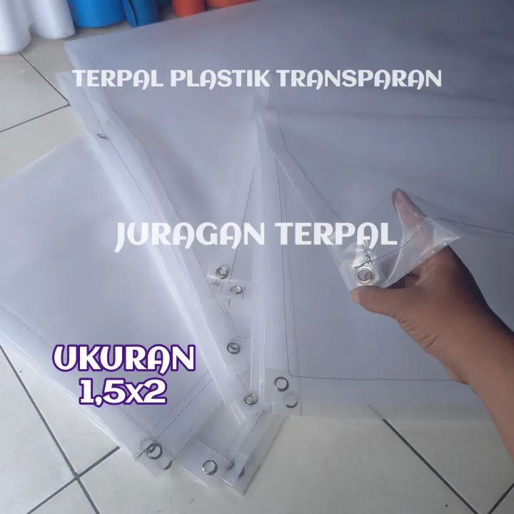 terpal plastik bening transparan ukuran 1,5x2 | Lazada Indonesia