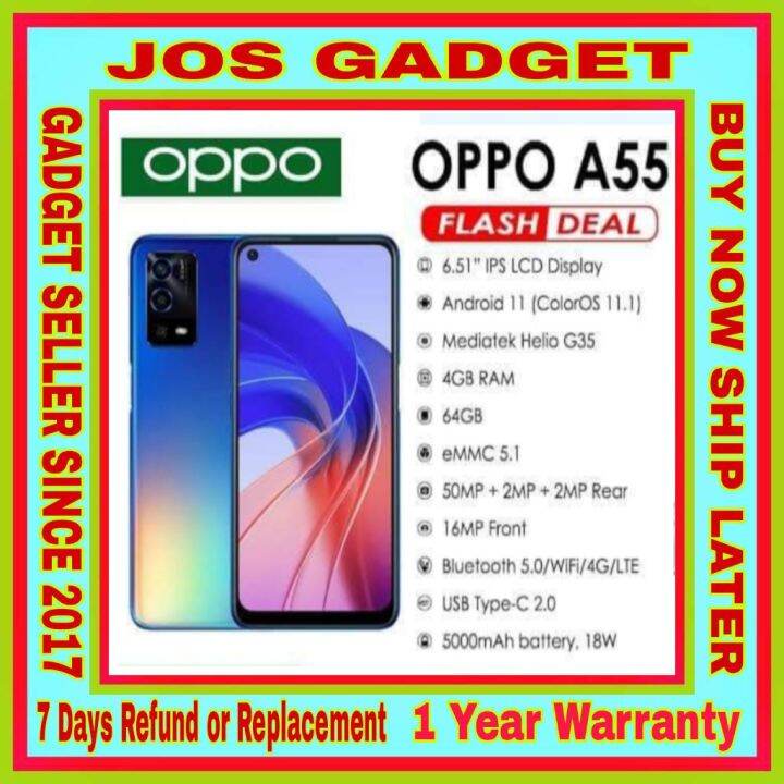 OPPO A55 True 50MP AI Camera / 5000mAh Battery / 18W Fast Charge | 6.51 ...