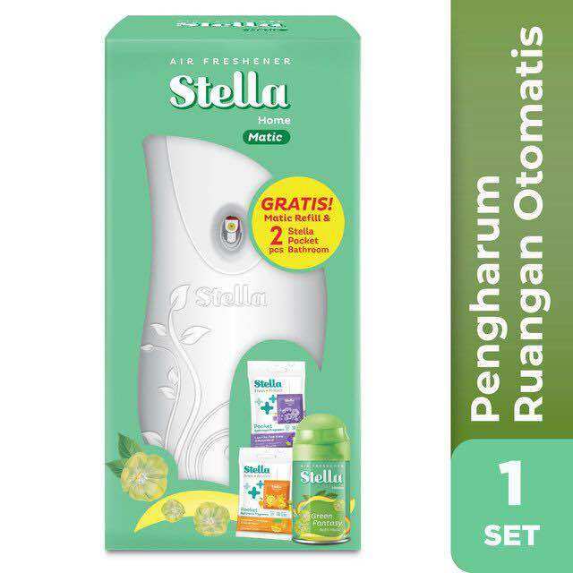 Stella Matic Box Set - Pengharum Ruangan Otomatis (Green Fantasy ...