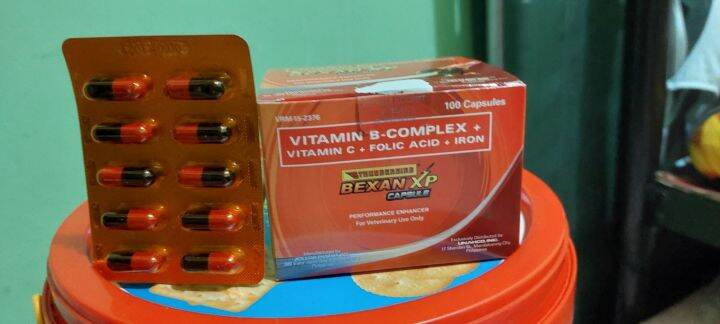 BEXAN CAPSULES VITAMIN B COMPLEX WITH FOLIC ACID AND IRON 10PCS/BLISTER ...