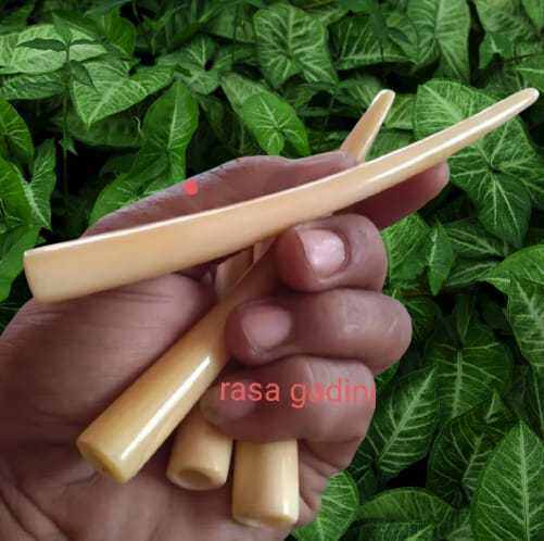 cangklong tulang sapi asli 12+14cm pipa tulang kuning gading asli ...
