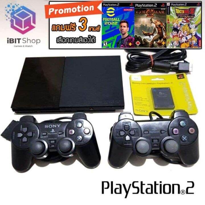 PS2 รุ่น 7xxxx,9xxxx แปลงแล้ว อุปกรณ์พร้อมเล่น เครื่อง Playstation 2 | Lazada.co.th