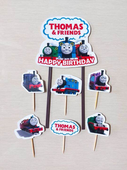TOPPER THOMAS / CAKE TOPPER THOMAS / TOPPER KUE THOMAS / TOPPER KERETA ...