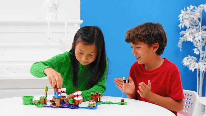 LEGO 71382 Super Mario Piranha Plant Puzzling Challenge Pac-n-Flower ...