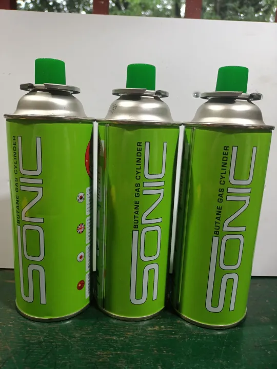 SONIC BUTANE GAS CYLINDER (best for camping, proven!100% Safe and ...