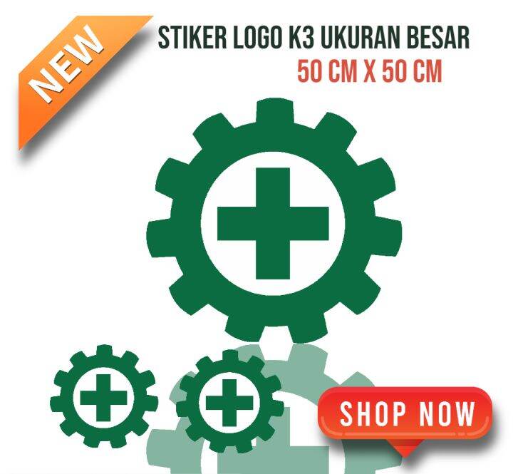 Stiker Logo K3 Keselamtan Kerja Ukuran Lebar | Lazada Indonesia