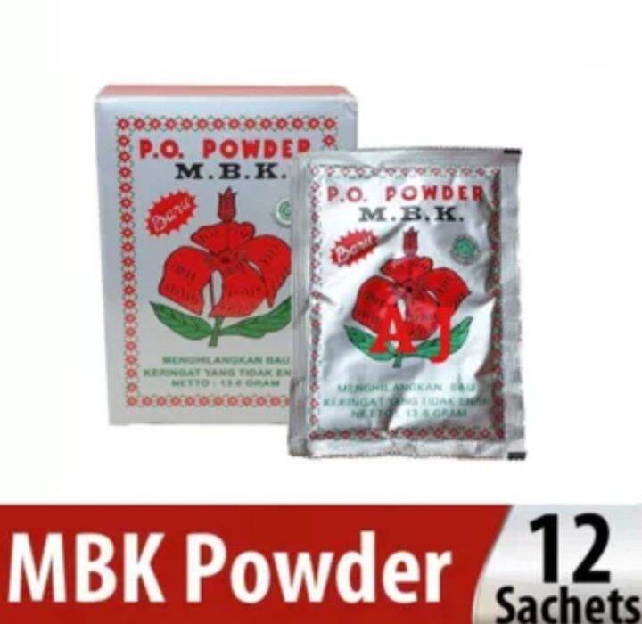 MBK Bedak Powder Silver 1 Box 12 Sachet | Lazada Indonesia