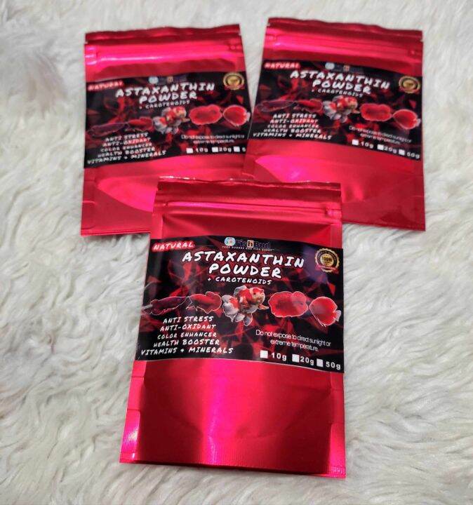 ASTAXANTHIN POWDER | CAROPHYLL RED 10% CAROPHYLL YELLOW 10g | 20g| 50g ...