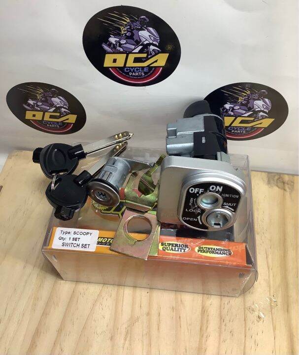 HONDA SCOOPY IGNITION SWITCH SET MKN | Lazada PH