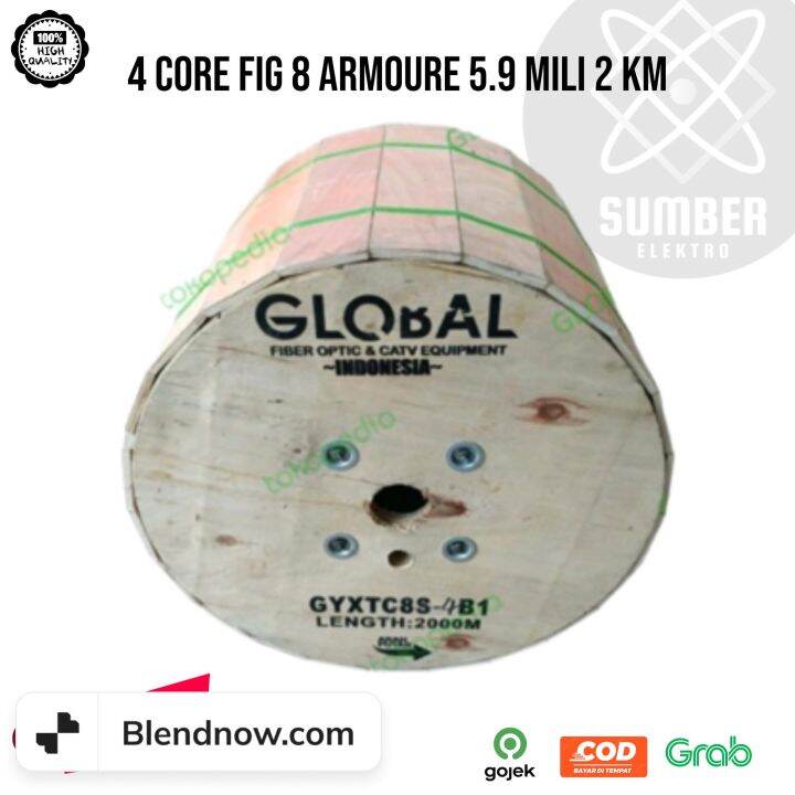 KABEL 4 CORE 8 FIG ARMOURE 5,9 MILI 2 KM - GLOBAL | Lazada Indonesia