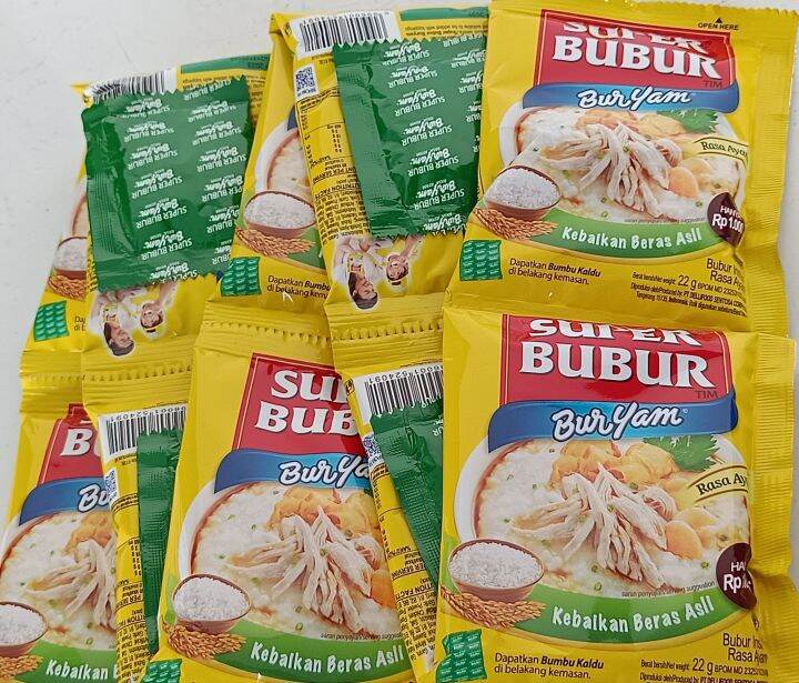 SUPER BUBUR AYAM/BUBUR INSTANT 22gram x 10 sachets Dan single | Lazada
