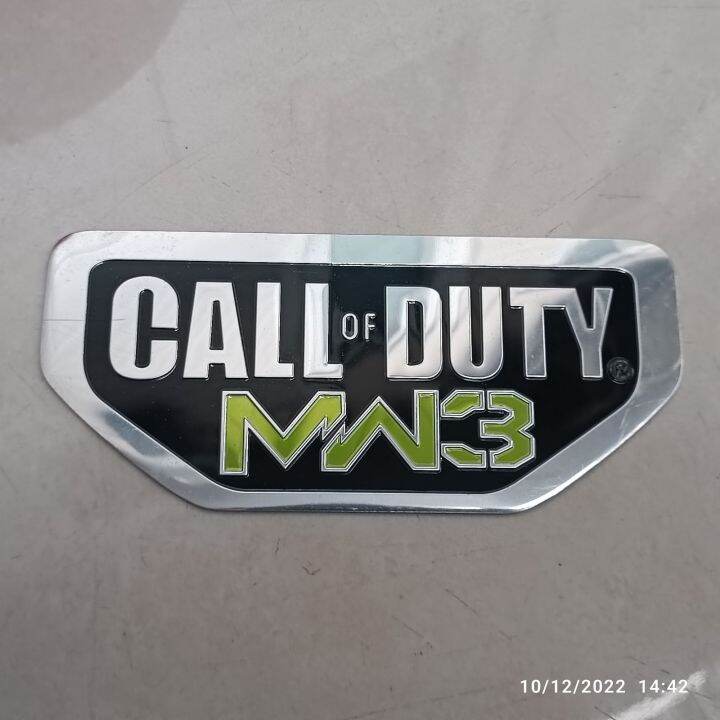 sticker emblem alumunium CALL OF DUTY MW3 JEEP JK WRANGLER RUBICON ...