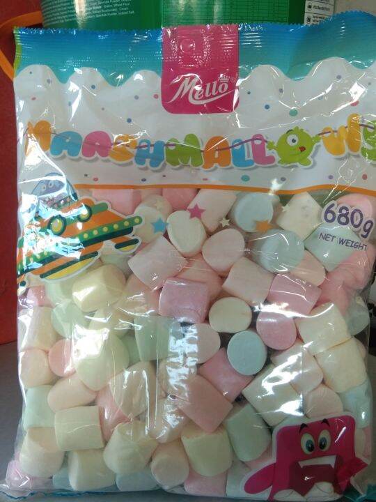 Marshmallows Sucere Big Soft And Sweet Assorted Color 680g | Lazada PH