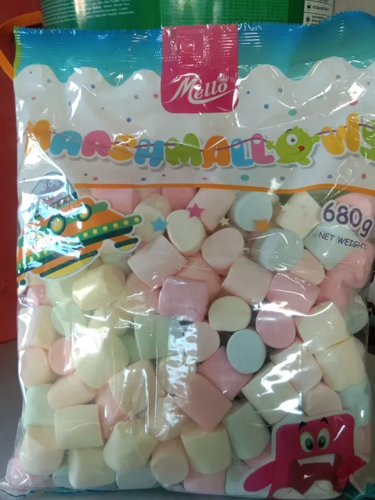 Marshmallows Sucere Big Soft And Sweet Assorted Color 680g | Lazada PH