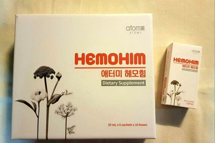 (ATOMY HEMOHIM ) อะโทมี่ เฮโมฮิม 1ชุด 20มล.×60ซอง | Lazada.co.th