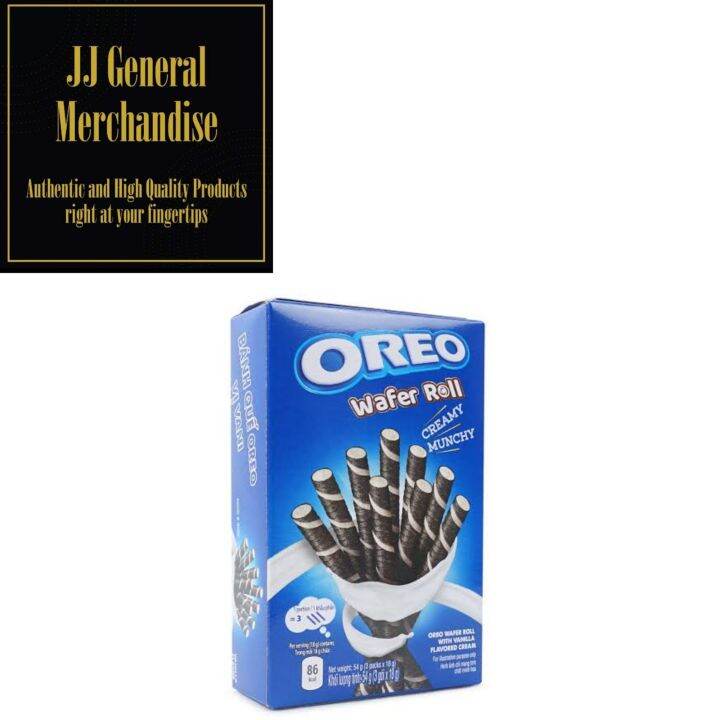Oreo Wafer Roll Vanilla Flavored Cream 54g ( 3 packs X 12g ) | Lazada PH