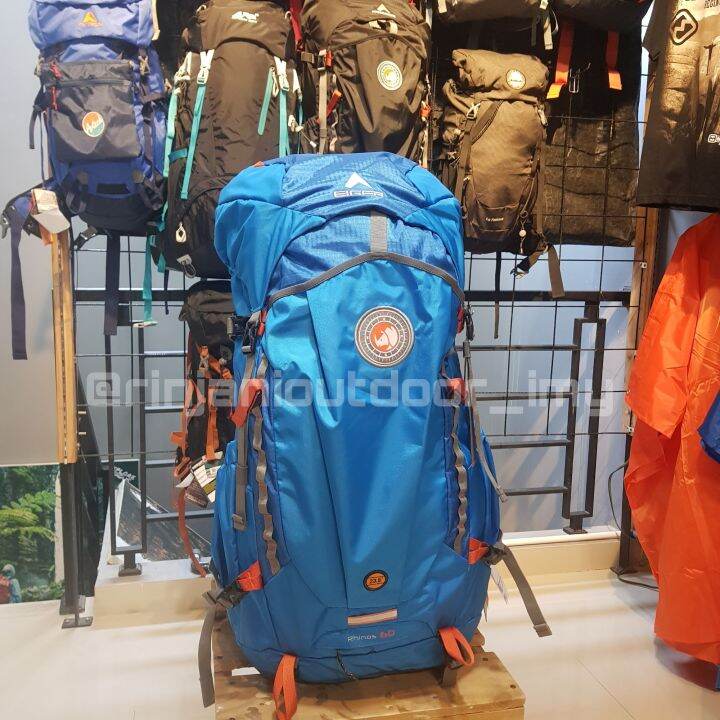 CARRIER EIGER RHINOS 60L ORIGINAL TAS GUNUNG EIGER RHINOS 60L BACKPACK ...