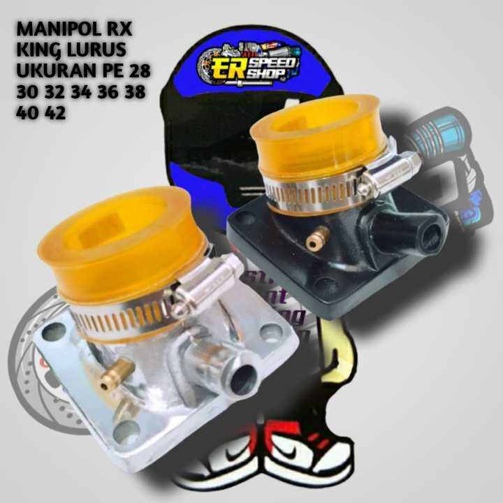 Manipol RX king PE 24 26 28 30 32 Lurus Manipol manifold manipul intake manipol karbu RX king PE ...