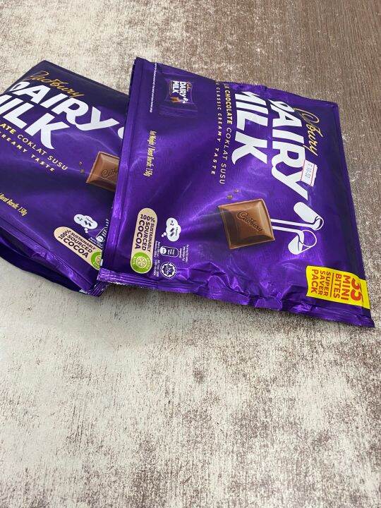 Cadbury dairy milk chocolate 35’(158g) | Lazada