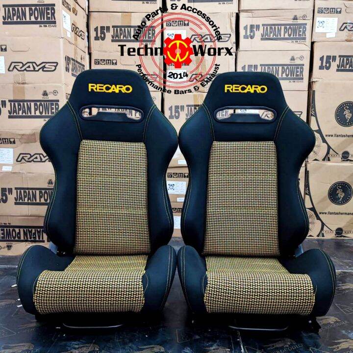 2pcs RECARO SR3 TOMCAT Universal Bucket Seats High Quality Racing Seat ...
