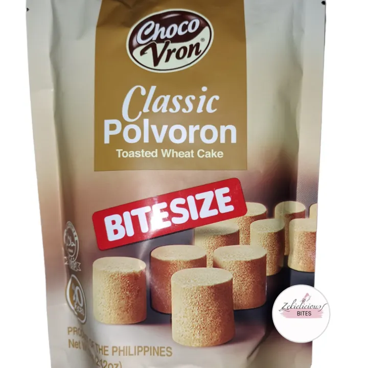 Chocovron Bitesize CLASSIC Chocolate Coated Polvoron | Lazada PH