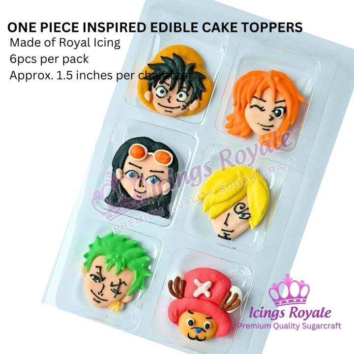 One Piece Anime Themed Edible Cake and Cupcake Topper Candies | Lazada PH
