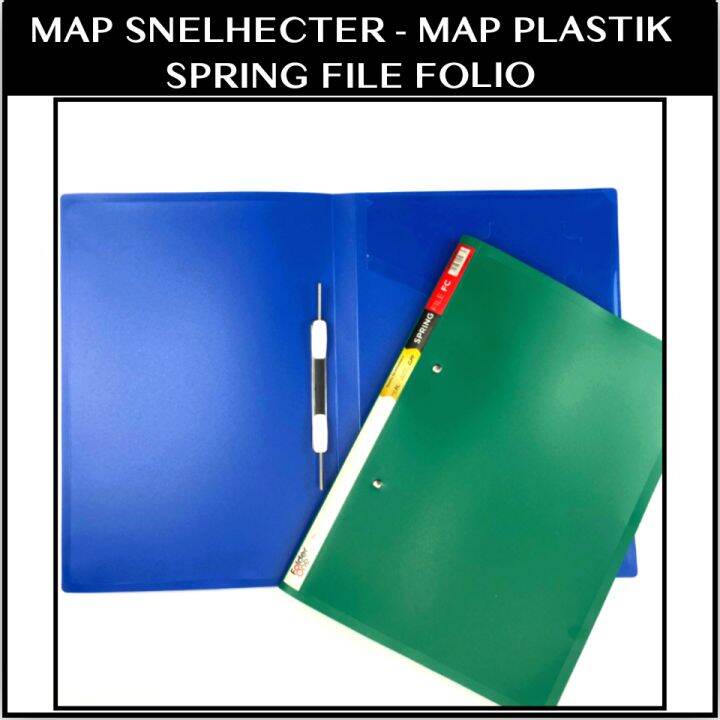 1 Pcs Map Spring File Folio / Map Plastik Snelhecter Folio | Lazada Indonesia