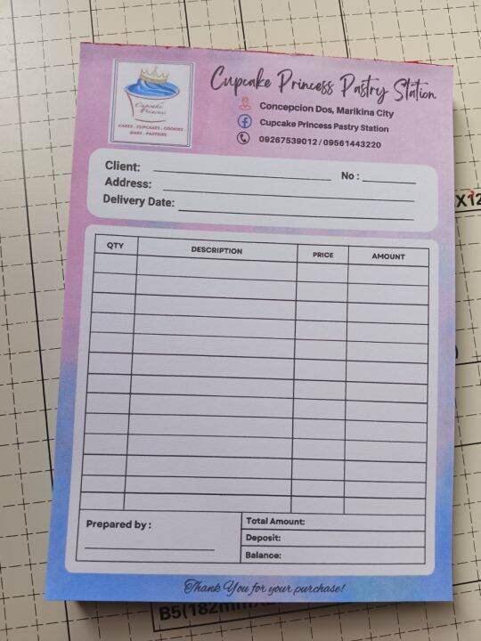 Personalized Non Official Receipt - Not Carbonized | Lazada PH