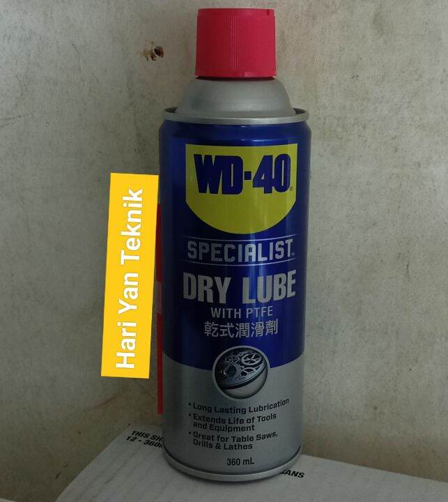 WD 40 Specialist Dry Lube with ptfe Lubricant | Lazada Indonesia