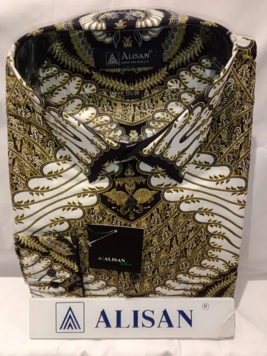 kemeja jumbo batik Alisan original lengan panjang | Lazada Indonesia