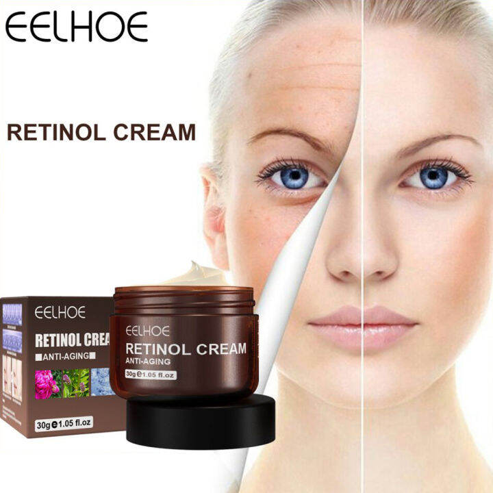 Eelhoe Retinol Face Cream Reduce Fine Lines Anti-Aging Retinol Moisturizer Remove Wrinkle ...