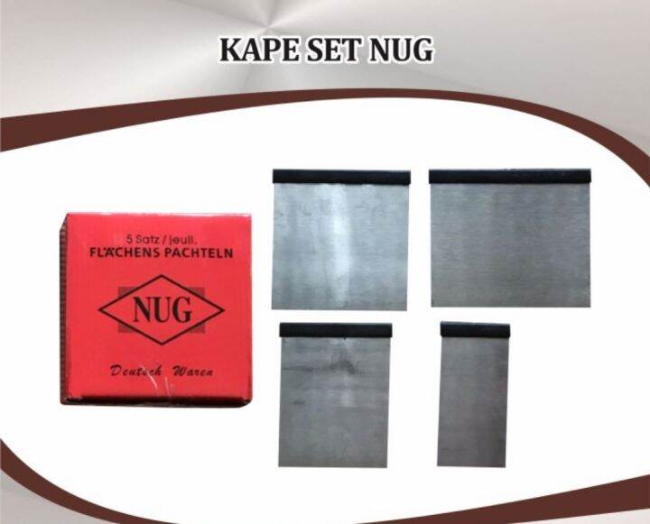 KAPE BESI MEREK NUG /SEKRAP DEMPUL 1SET ISI 4 PIC | Lazada Indonesia