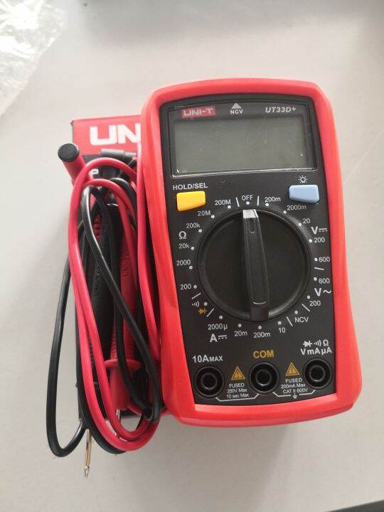 UNI-T UT33D+DIGITAL MULTILMETER | Lazada