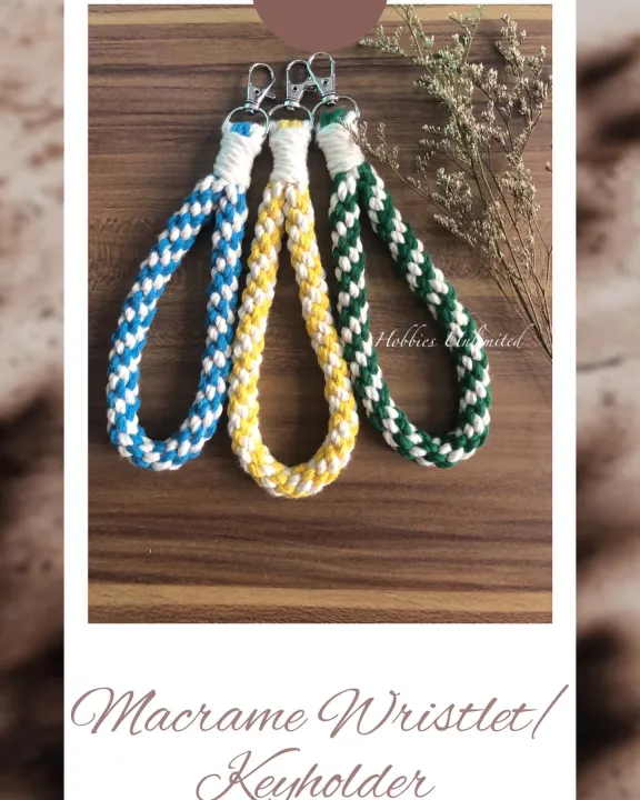 Macrame Wristlet/Keyholder Chinese Crown Knot | Lazada PH