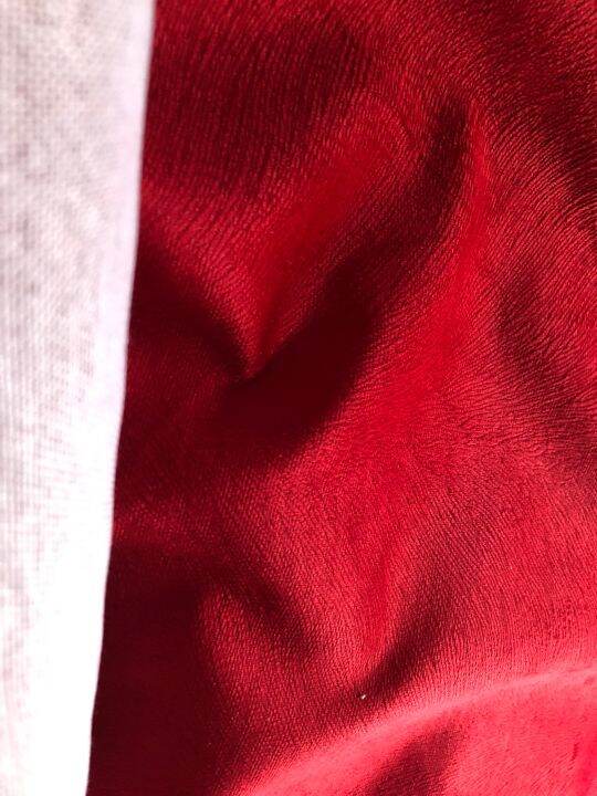 KAIN MIDILI WARNA MERAH // BAHAN SOFA MIDILI BLUDRU // KAIN MIDILI ...